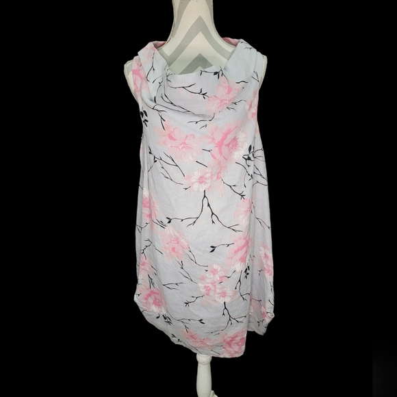 Luca Vanucci | Dresses | Luca Vanucci Made In Italy Womens Linen Dress ...